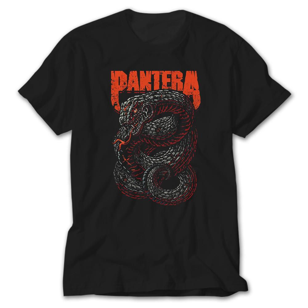 Pantera Snake Black T-Shirt – Rock & Metal Merch | Worldwide Delivery