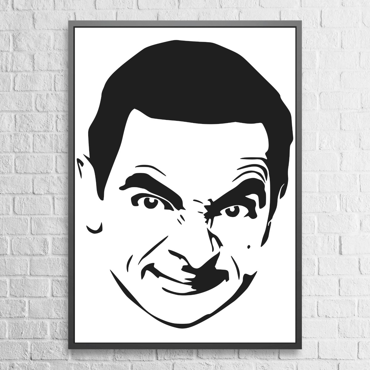 Mr. Bean Poster, Rowan Atkinson Artwork Wall Poster – Rock & Metal ...